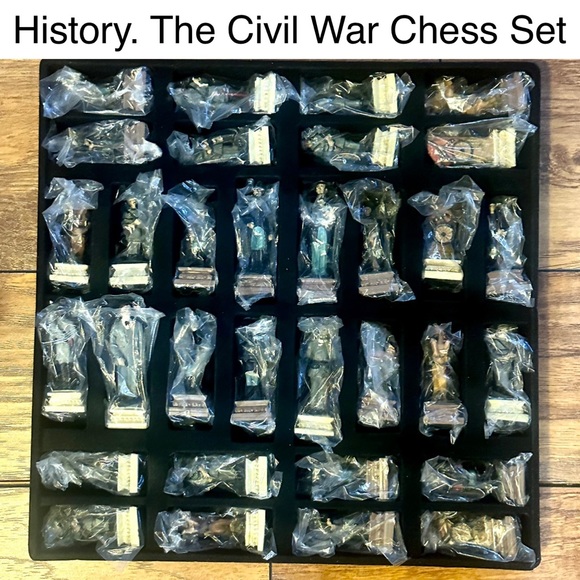 Other | The History Civil War Chess Set Board Game | Poshmark